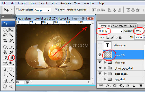 Egg Planet. Fantastic globe photo manipulation. in Adobe Photoshop